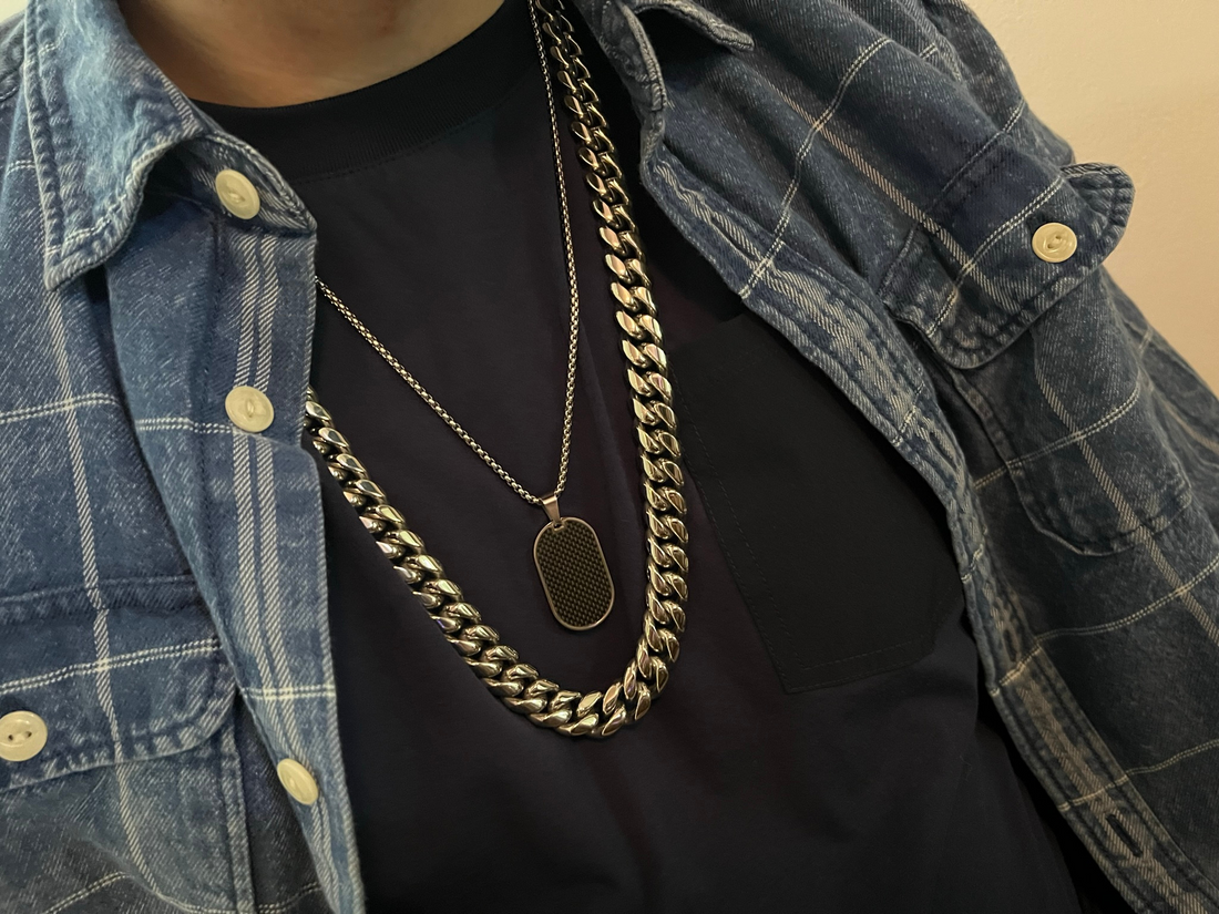 Cuban Link Spinner Ring – Steel Time